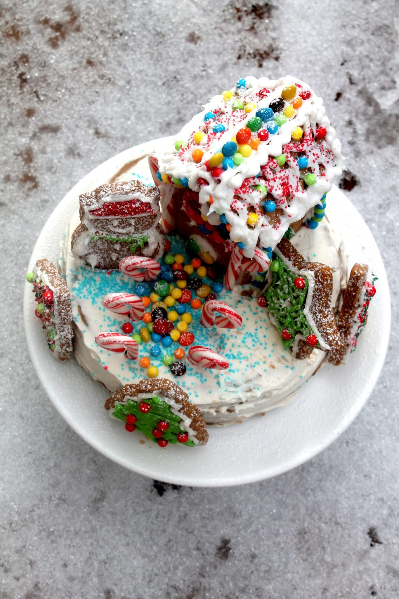 Gingerbread Winter Wonderland Cheesecake Living Smart And Healthy