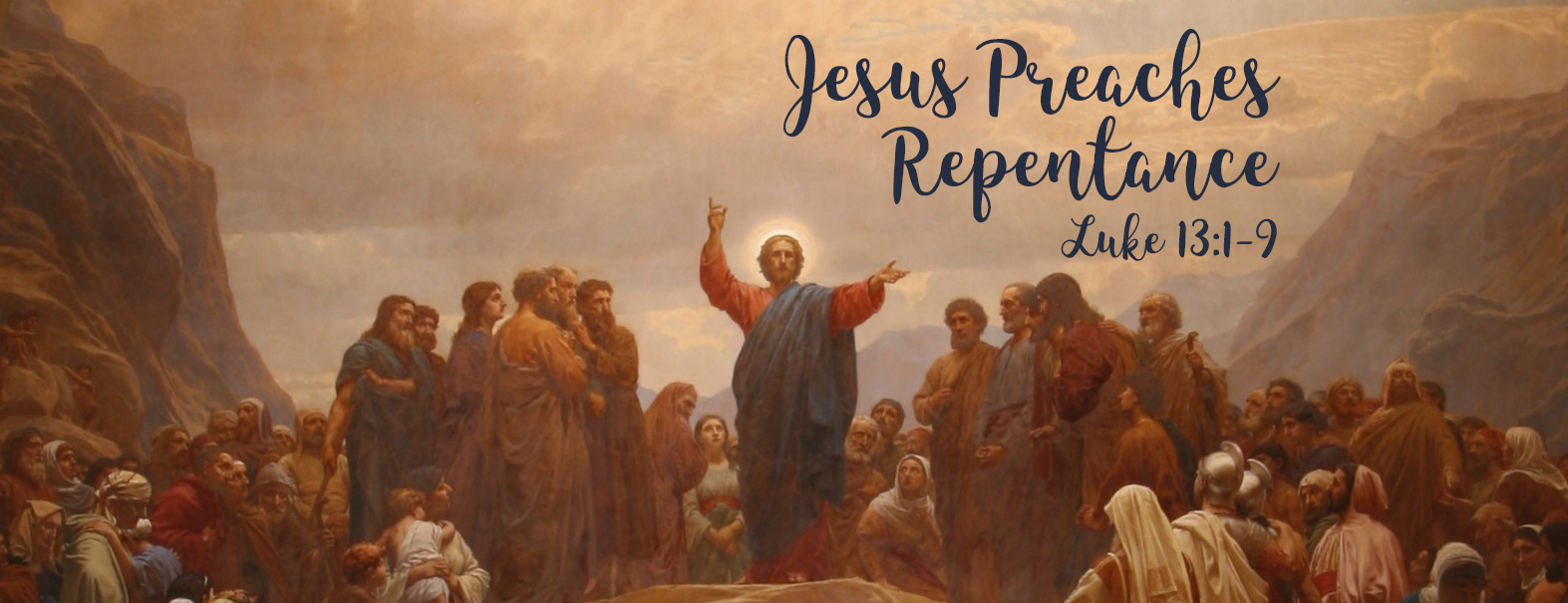 Jesus Preaches Repentance Lord Of Life