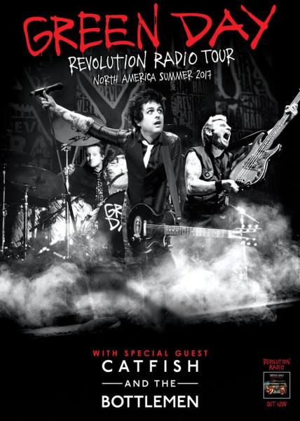 Green Day Announce 2017 Revolution Radio Summer Tour Catfish And The