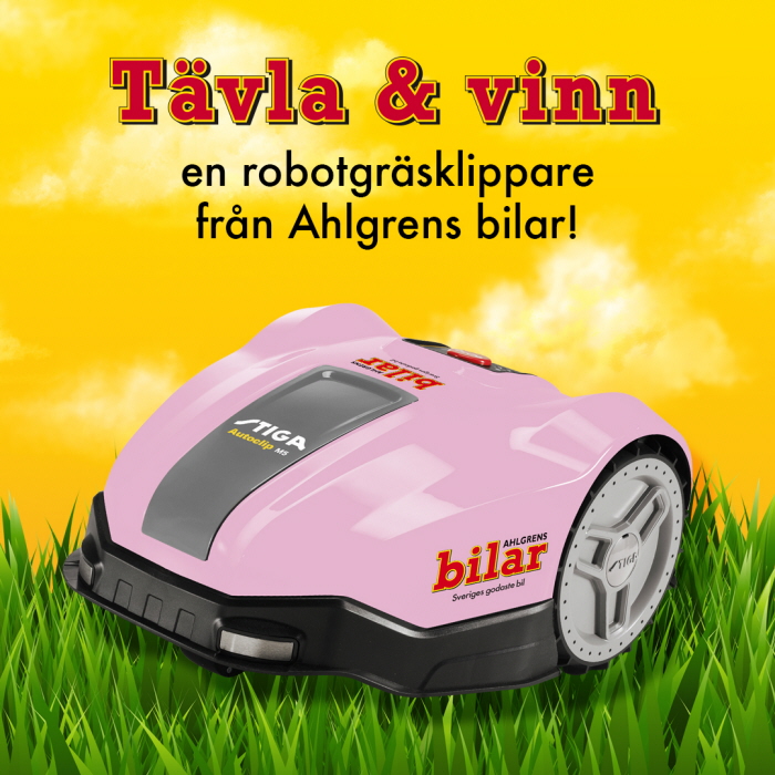 Tävla And Vinn En Robotgräsklippare Från Ahlgrens Bilar