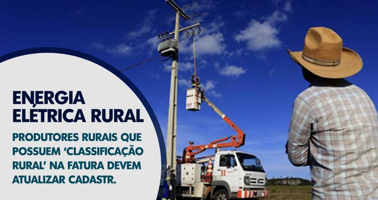 Energia Rural Produtores Rurais Que Possuem Classificação Rural Devem