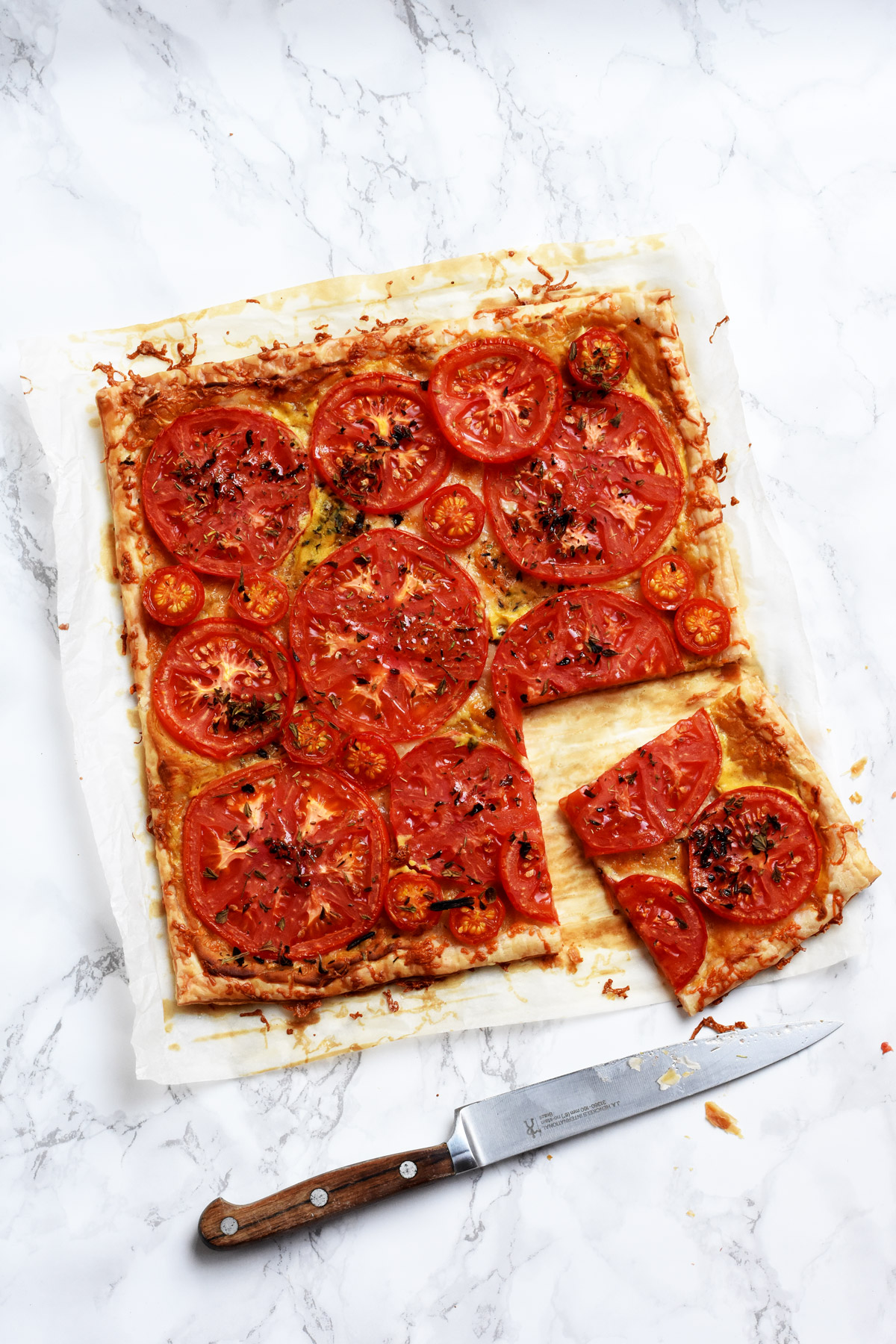 Tomato Trio And Dijon Mustard Tart Pardon Your French