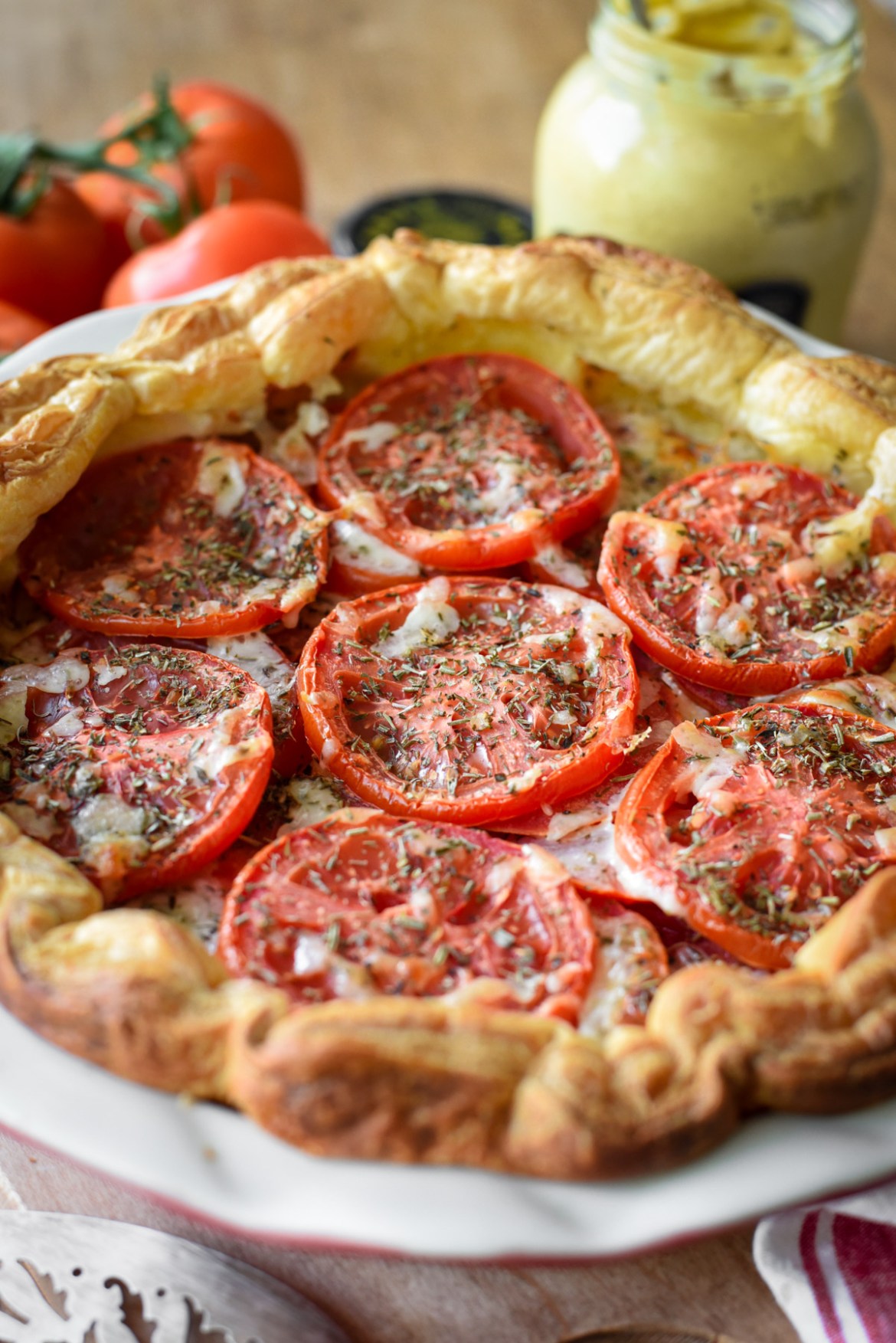 Classic French Tomato Mustard Tart Tarte à La Tomate Pardon Your French