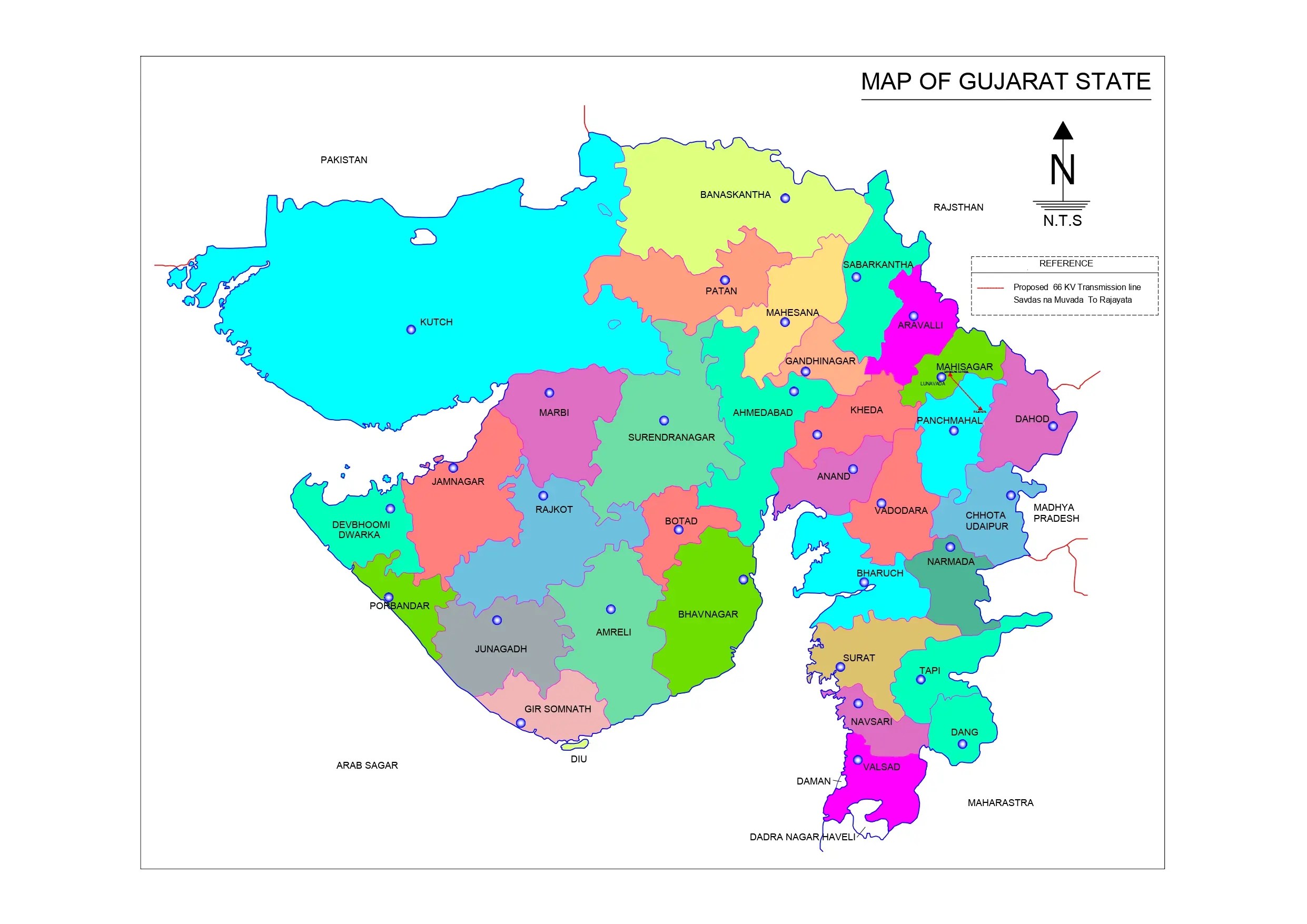 Gujarat Map Hd Pdf Download