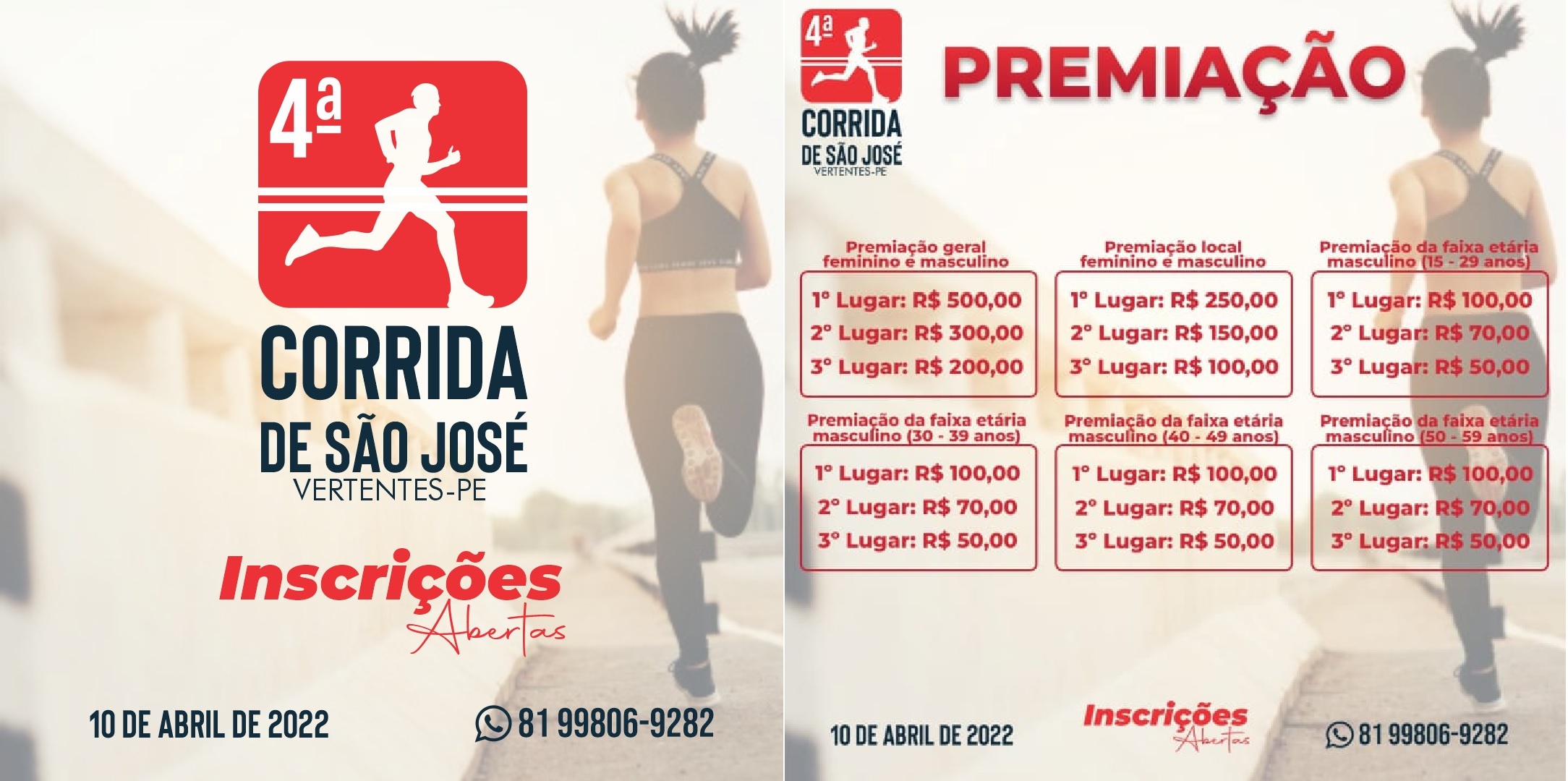 4ª Corrida SÃo JosÉ De Vertentes Pernambuco Running