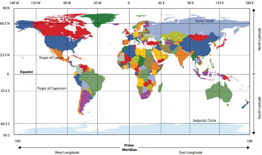 Longitude And Latitude Civilsworkshop