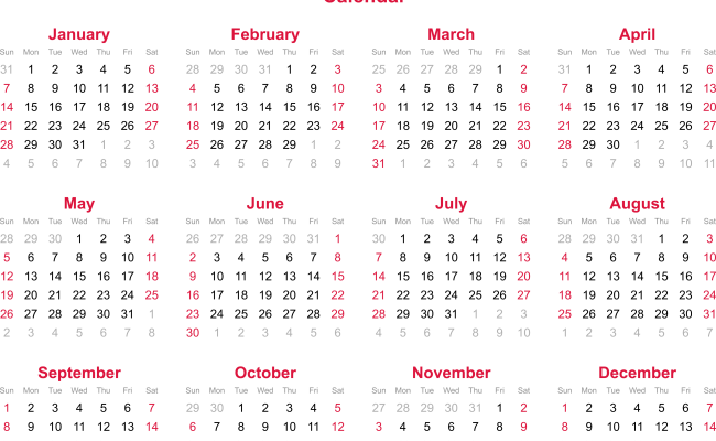Calendario 2024 Png New Awasome Famous School Calendar Dates Viagrahsk