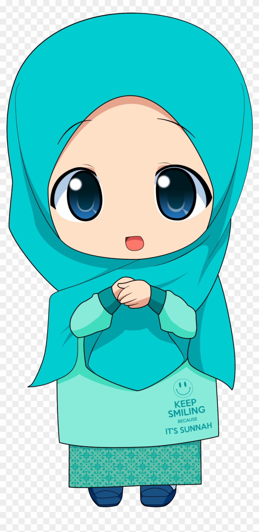 Gambar Kartun Muslimah Wallpaper Anime Hijab Keren Koleksi Gambar