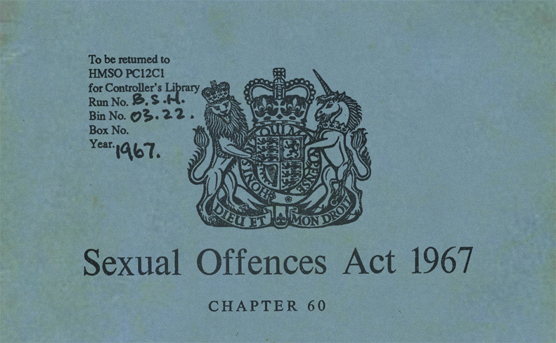 45th Anniversary Sexual Offences Act 1967