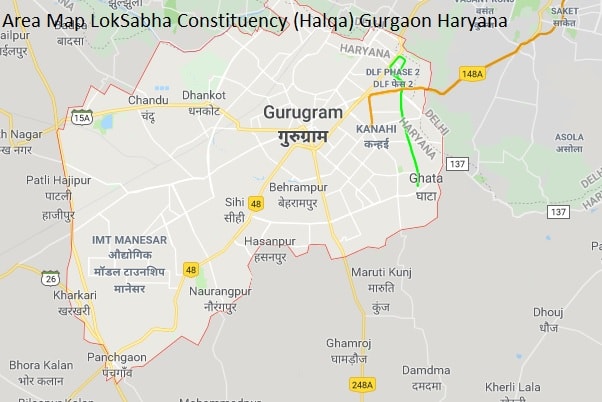 Gurgaon Haryana Constituency Indian Election Result Lok Sabha Assembly