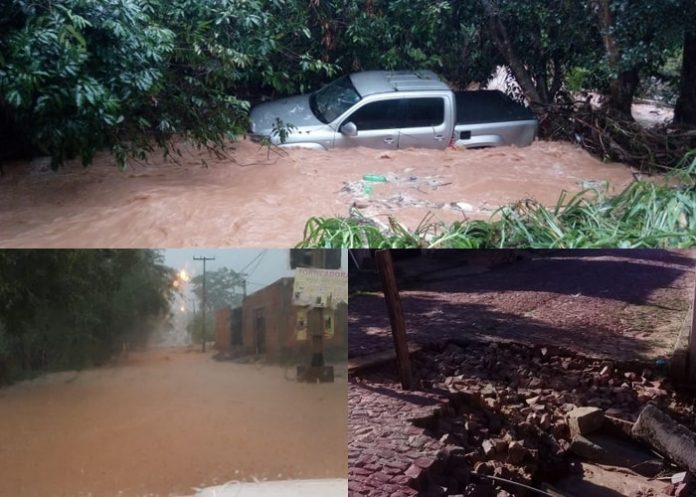 Forte Chuva Causa Estragos E Força Da água Arrasta Carro No Sul Do