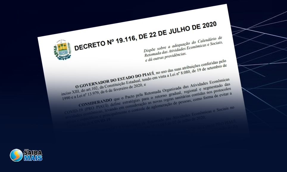 Novo Decreto Ajusta Calendário Da Retomada Das Atividades Econômicas No