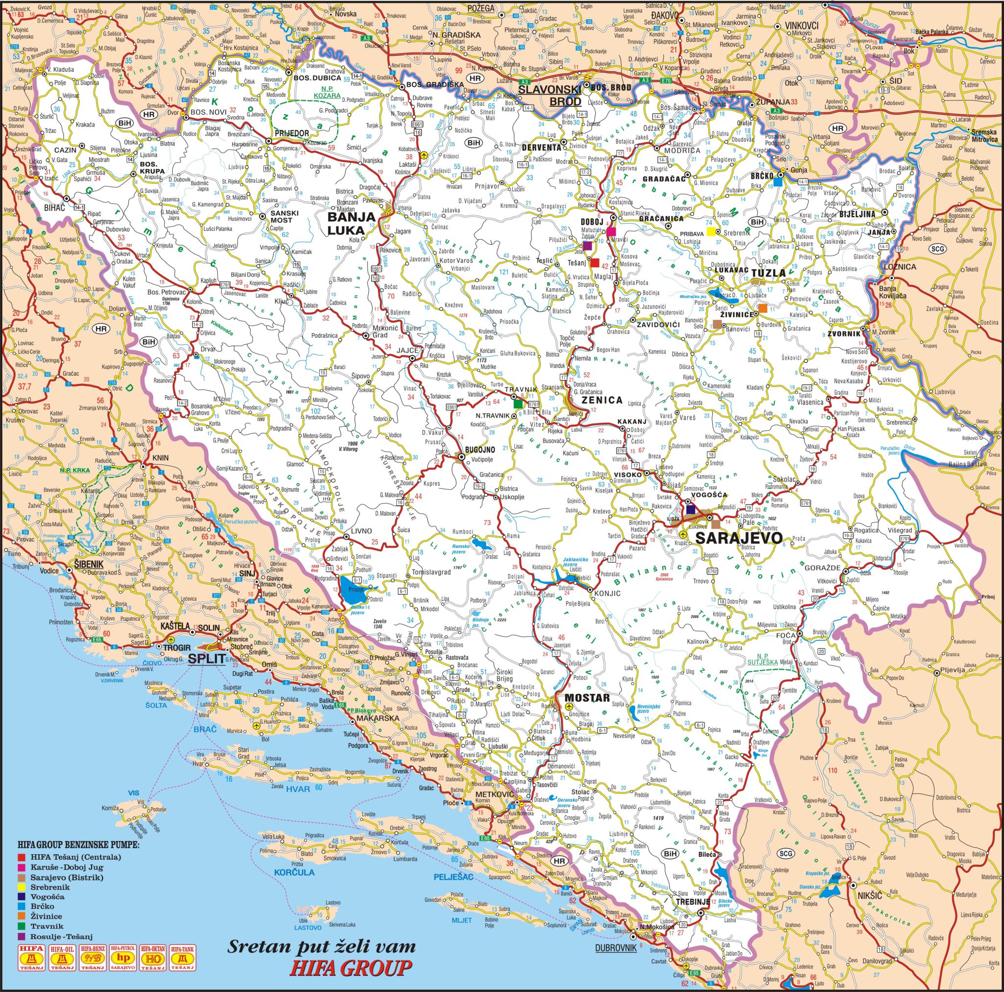 Auto Karta Srbije Putevi Najnovija Detaljna Mapa Srpskih Autoputeva