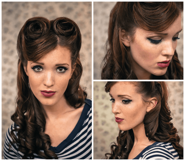 14 Glamorous Retro Hairstyle Tutorials Pretty Designs