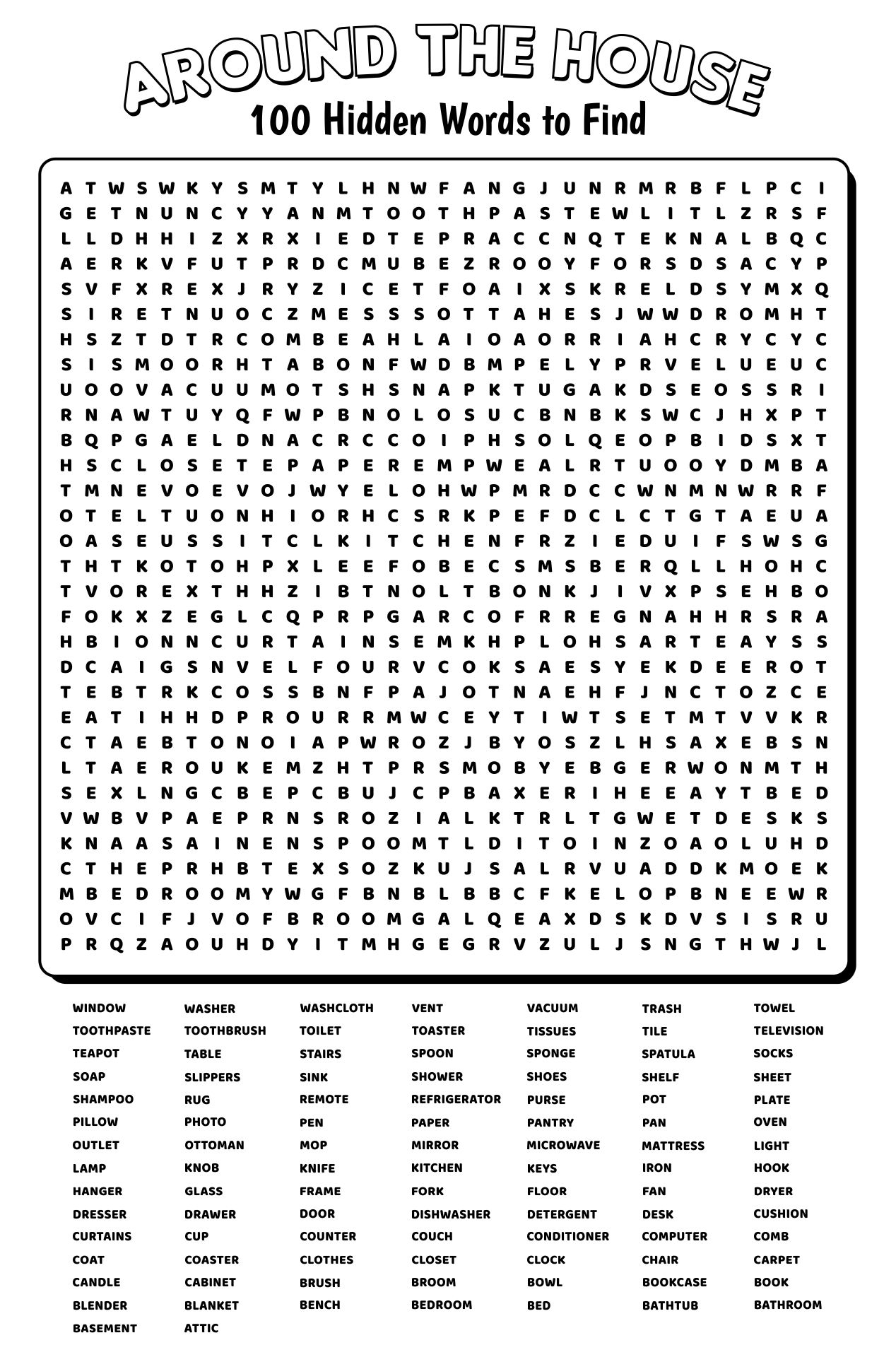 Word Search Printable Difficult Printable Blank World