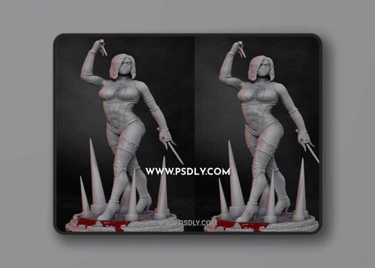 Mileena Mortal Kombat 3d Print Model