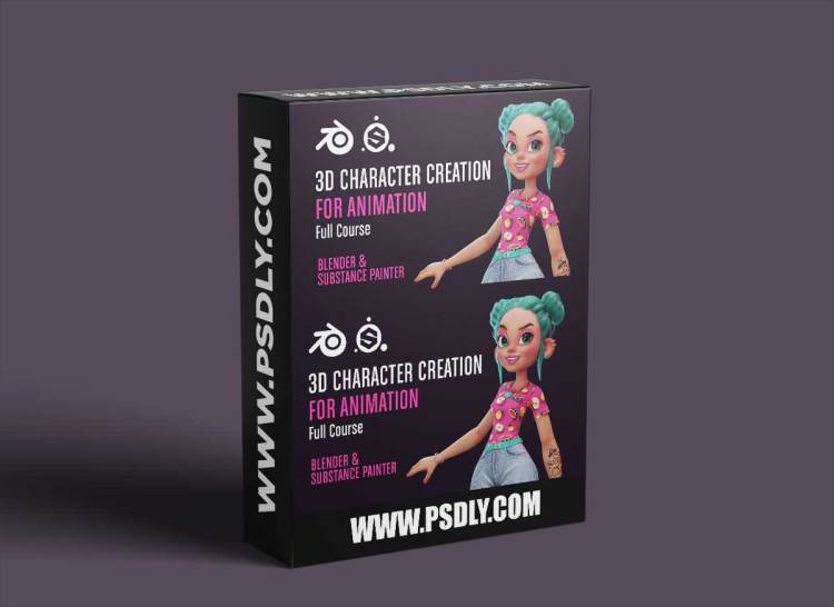 3d Character Creation For Animation In Blender And Substance Painter