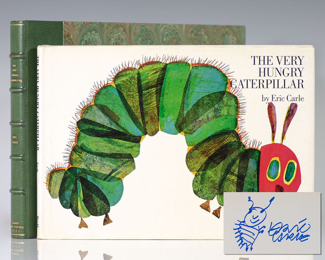 The Very Hungry Caterpillar Eric Carle First Edition Signed With A