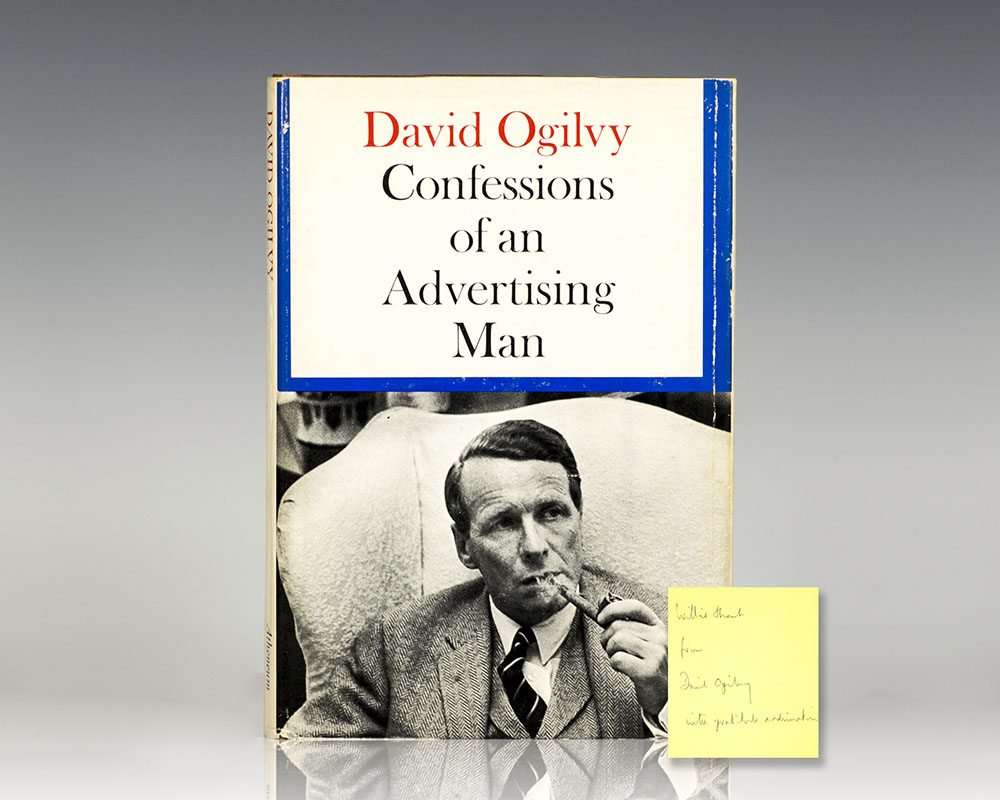 Confessions Of An Advertising Man David Ogilvy First Edition Signed