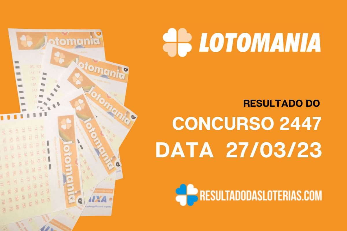 Concurso 2447 Veja O Resultado De Hoje Da Lotomania