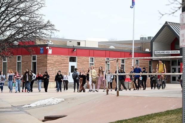 Loveland High School Students Walk Out Of School In Protest Of District