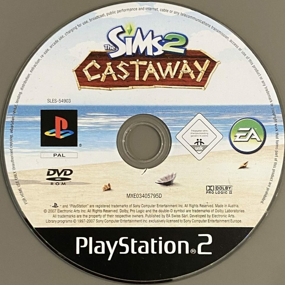 The Sims 2 Castaway Ps2 Spil Retrobros Fordi Vi Elsker Retrospil