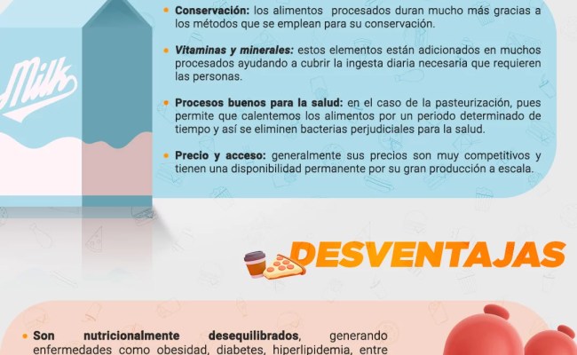 Ventajas Y Desventajas De Los Alimentos Procesados Otosection