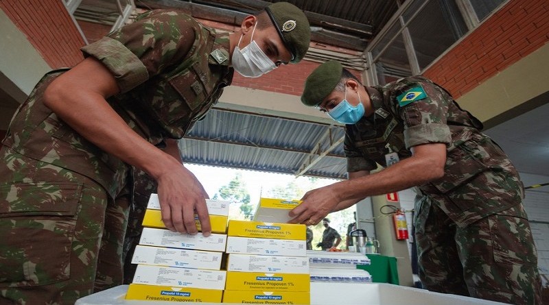 Secretaria Da Saúde E Exército Entregam 35 Mil Medicamentos Do Kit