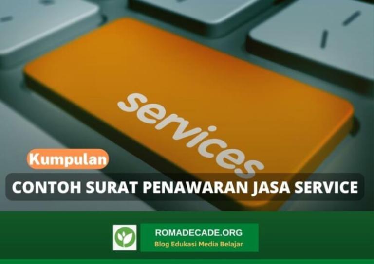 4 Contoh Surat Penawaran Jasa Service Dan Cara Membuatnya