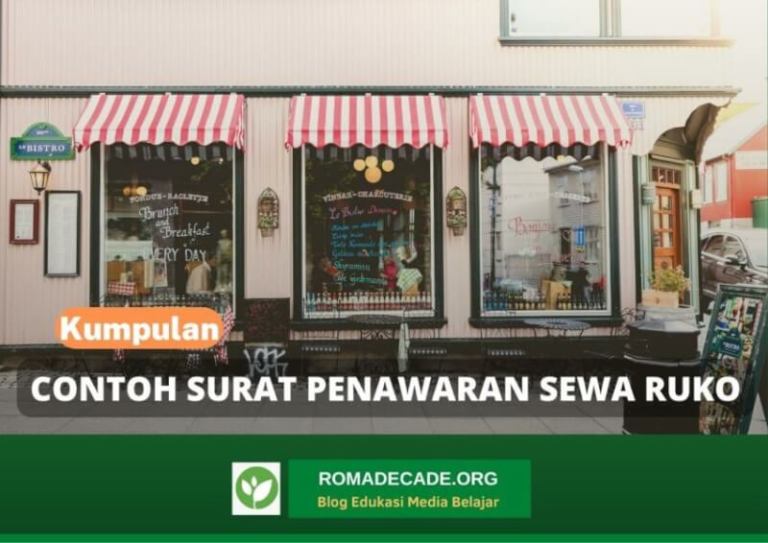 7 Contoh Surat Penawaran Sewa Ruko Dan Cara Membuatnya