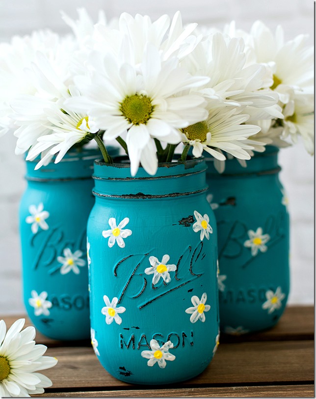 Diy Spring Mason Jar Decor • Rose Clearfield