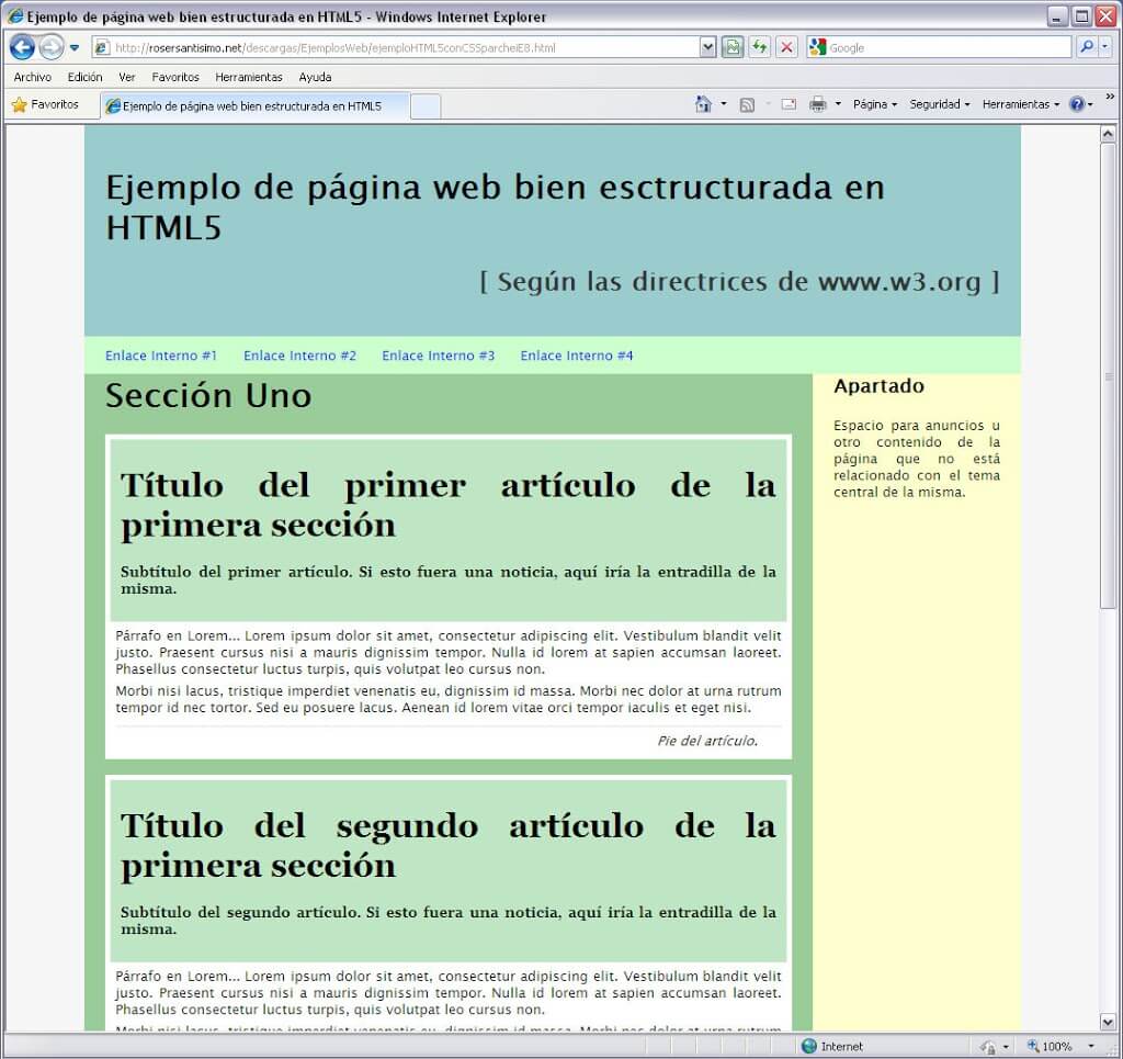 Solución Al Problema De Compatibilidad Entre Html5 Y Los Viejos