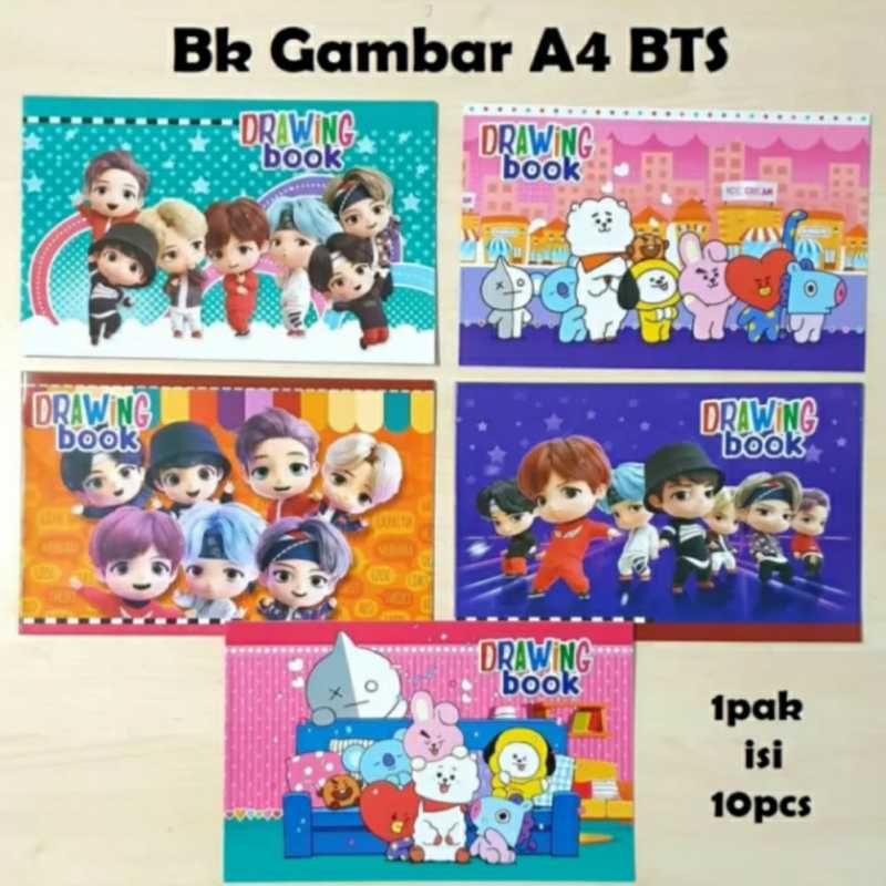 Gambar Bts 21 Kartun Mewarnai Mewarnai Gambar Bt21 Coloring Koya Tata