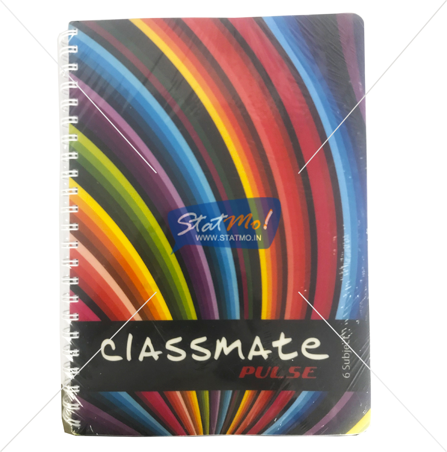 Classmate Pulse 6 Sub Spiral Notebook 300 Pages Unruled