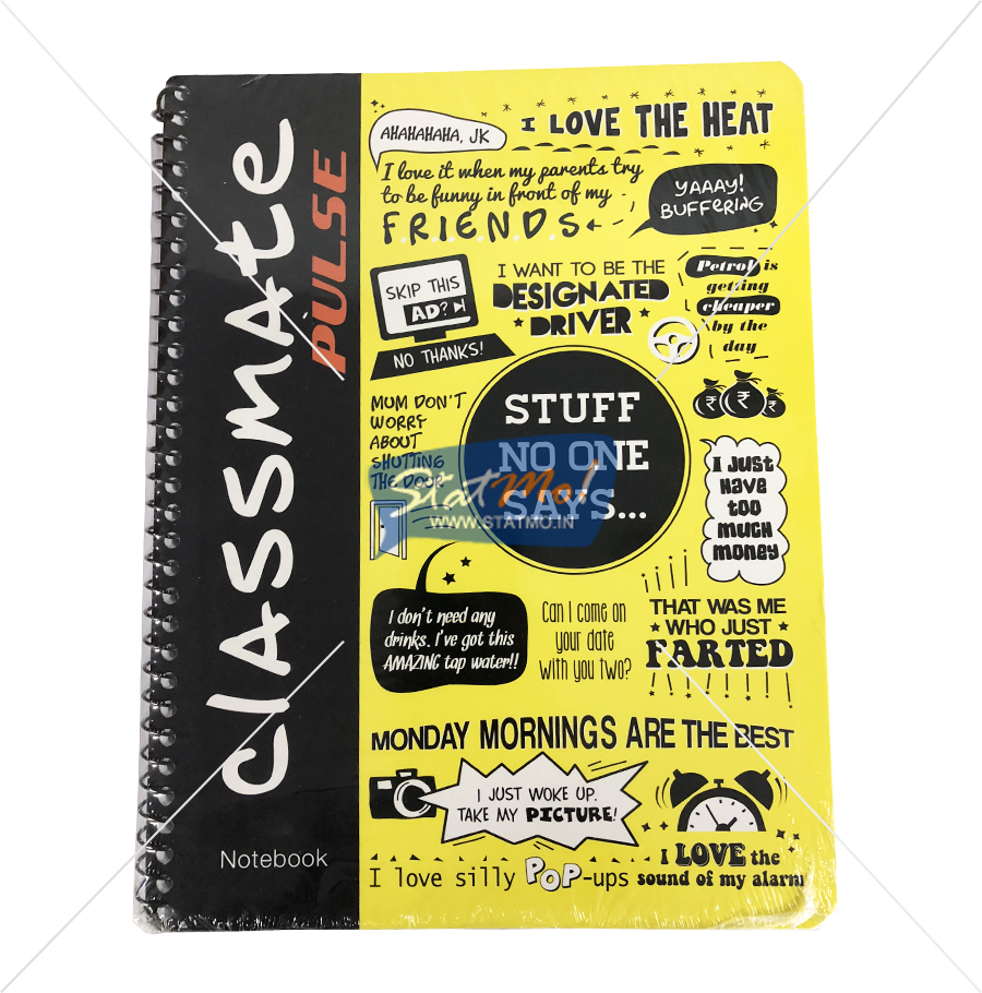 Classmate Pulse Spiral Notebook Single Line The Largest