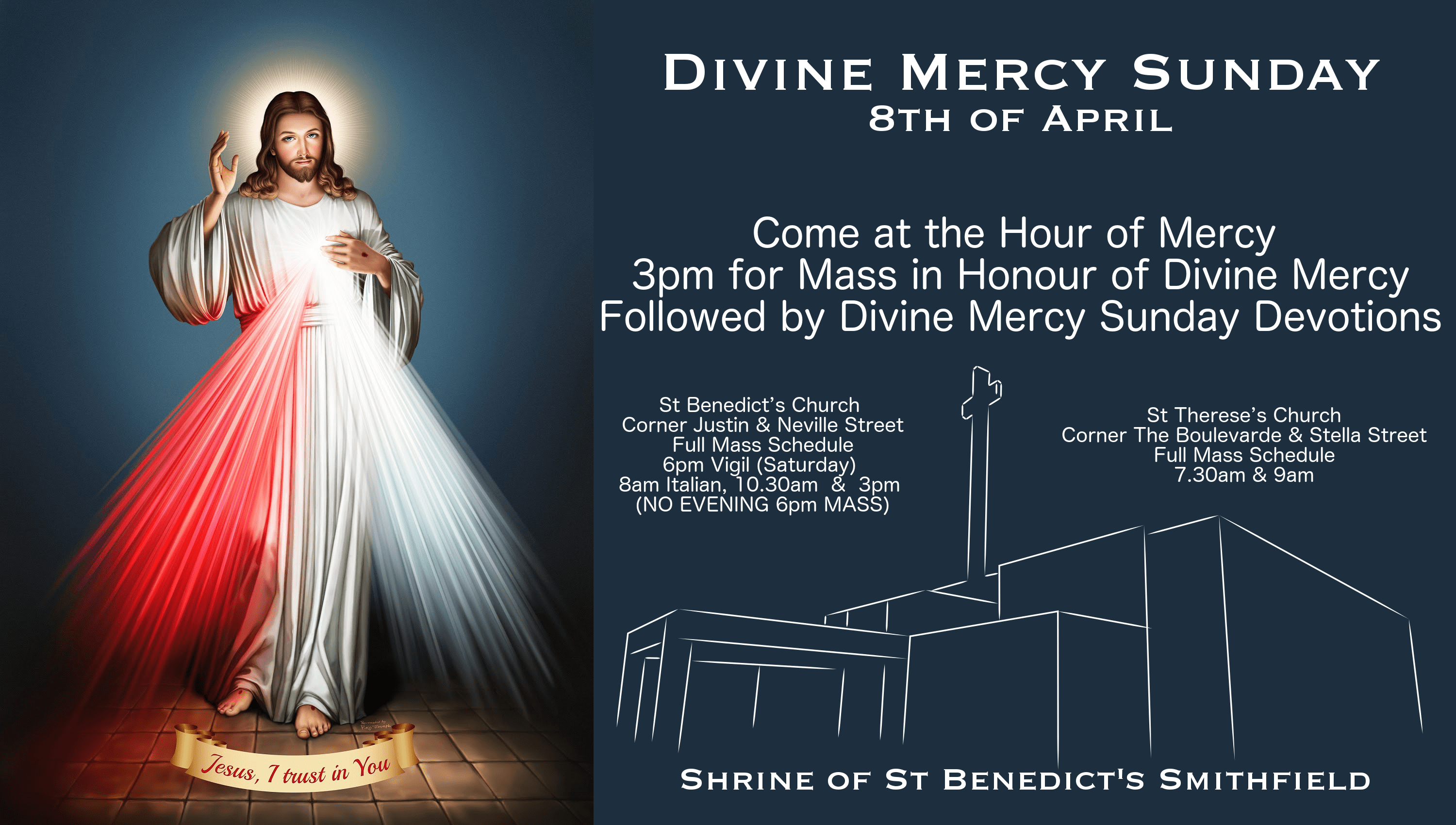 Divine Mercy Sunday St Gertrudes Parish