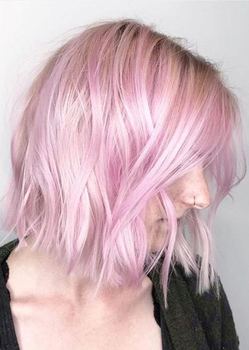 Fresh Pink Bob Haircuts For Women To Show Off In Year 2020 Stylezco