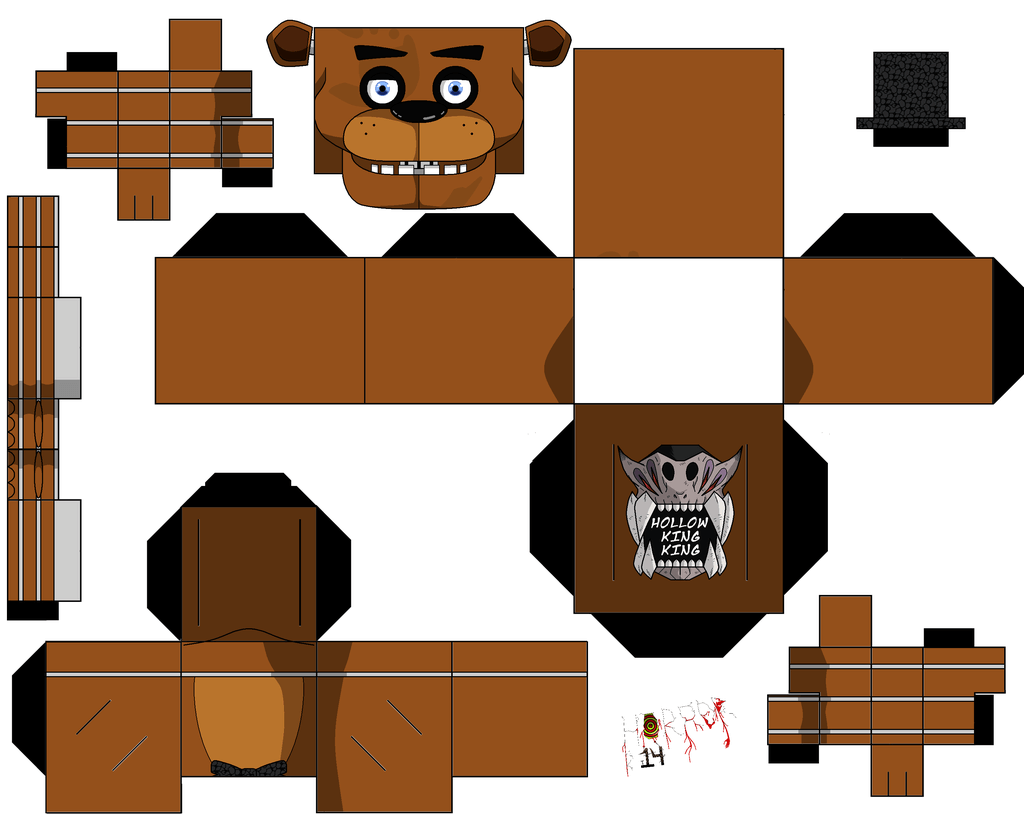 Papercraft De Fnaf 1 Fnaf Freddy Fazbear As Papercrafts Youtube