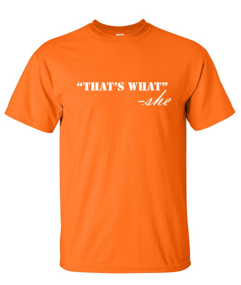 Thats What She Said Logo Graphic T Shirt Supergraphictees