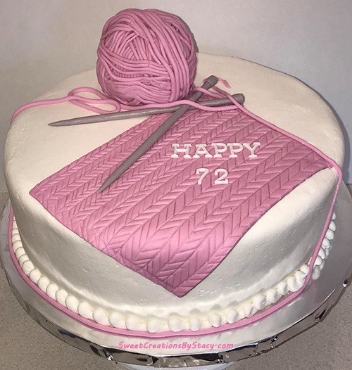 Knitting Birthday Cake Sweet Creations By Stacy Llc