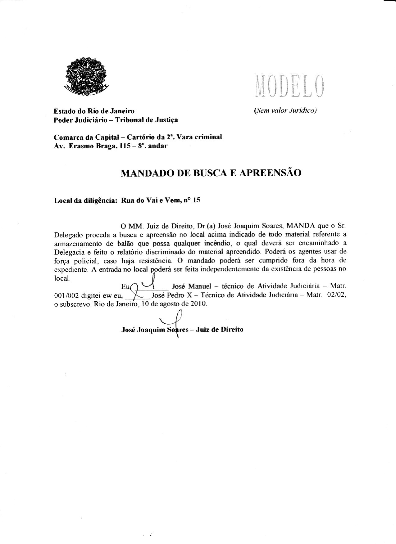 Conheça O Mandado De Busca E Apreensão Sociedade Amigos Do Balão