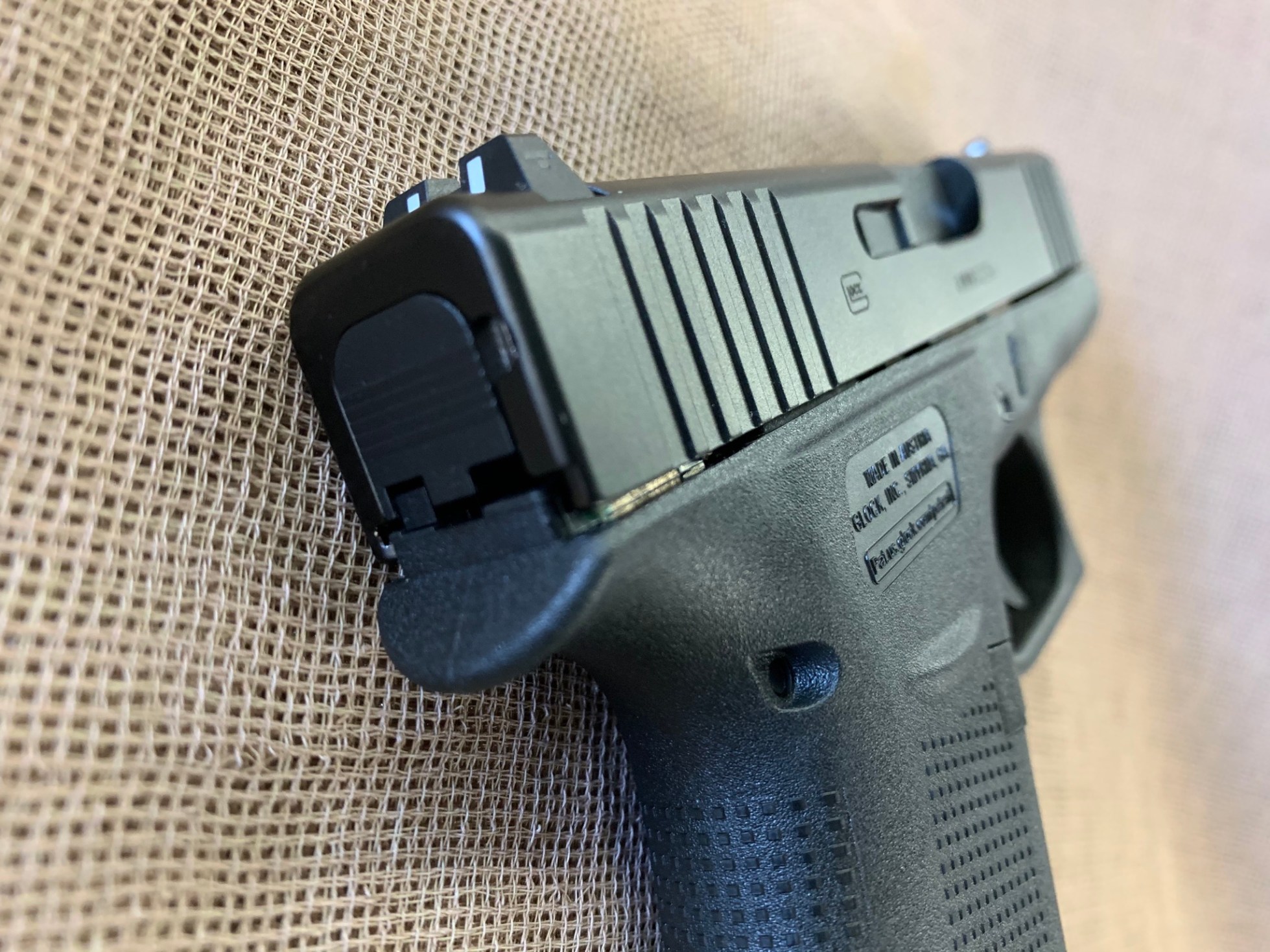 Glock 43x 9mm Compact 101 Capacity Fixed Sights Saddle Rock Armory