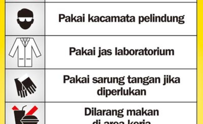 Prosedur Keselamatan Kerja Di Laboratorium Yang Harus