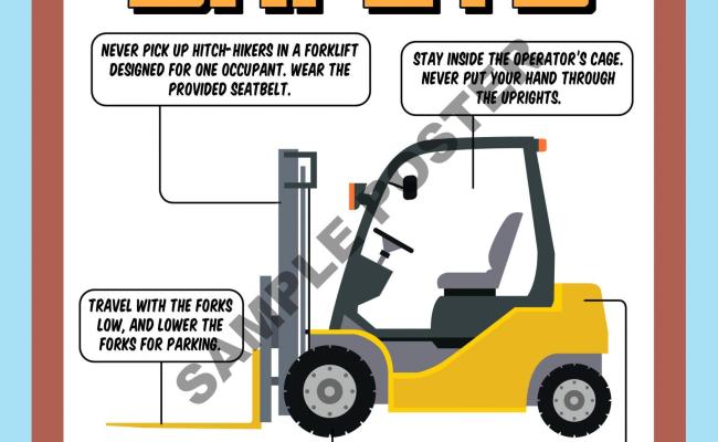 Forklift Safety Poster Health And Safety Poster Safety Bilarasa Porn