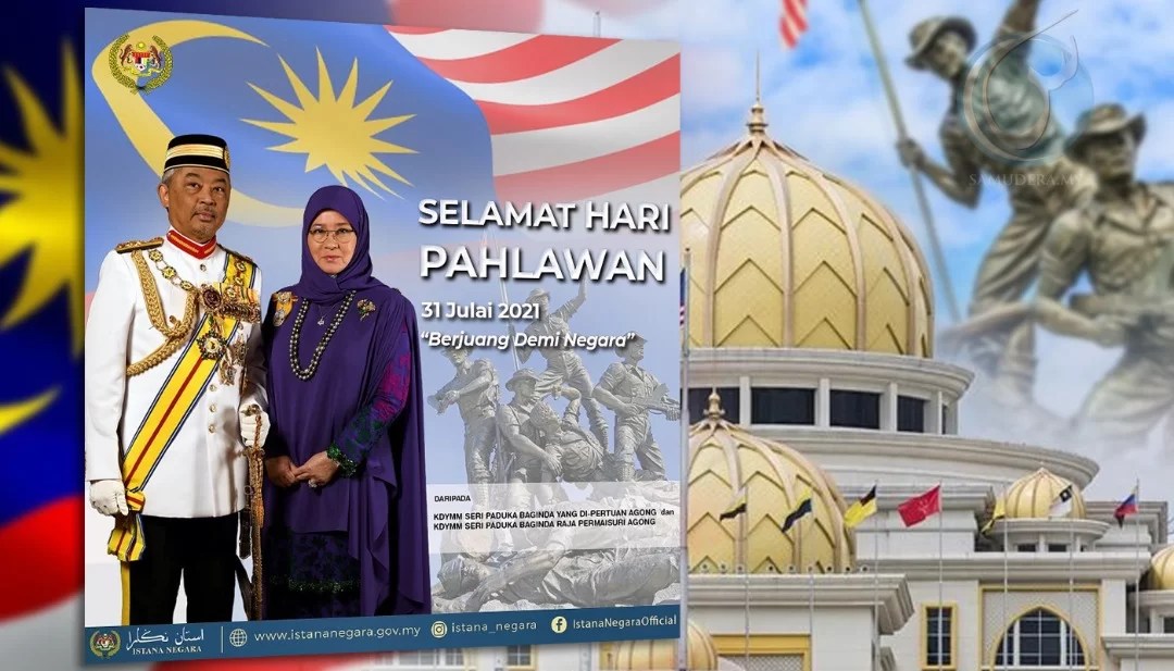 Agong Dan Raja Permaisuri Zahir Ucapan Selamat Hari Pahlawan Kepada Atm