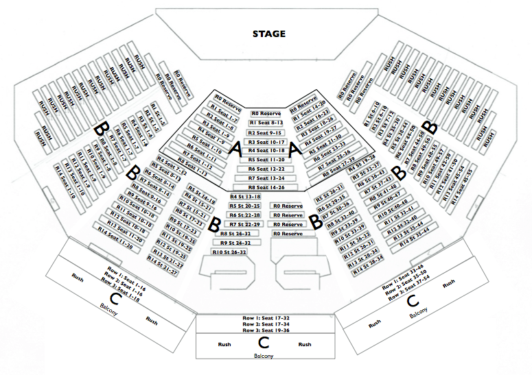 Spac Seating Chart With Seat Numbers