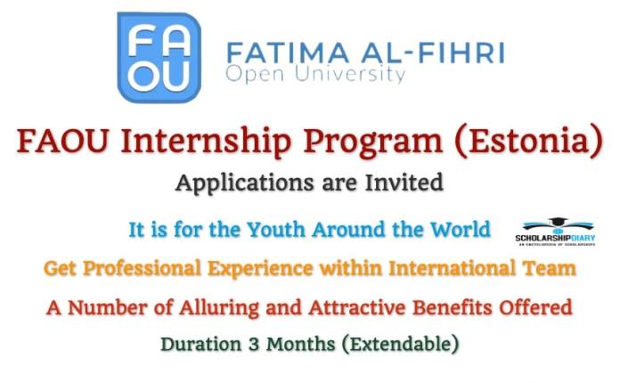 Fao Internship Program Do Internship With United Nations Agency