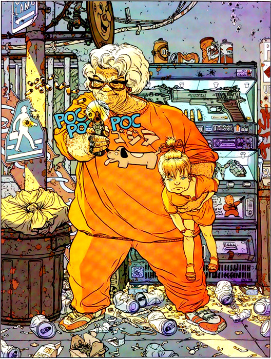 Geof Darrow Hard Boiled Sci Fi O Rama