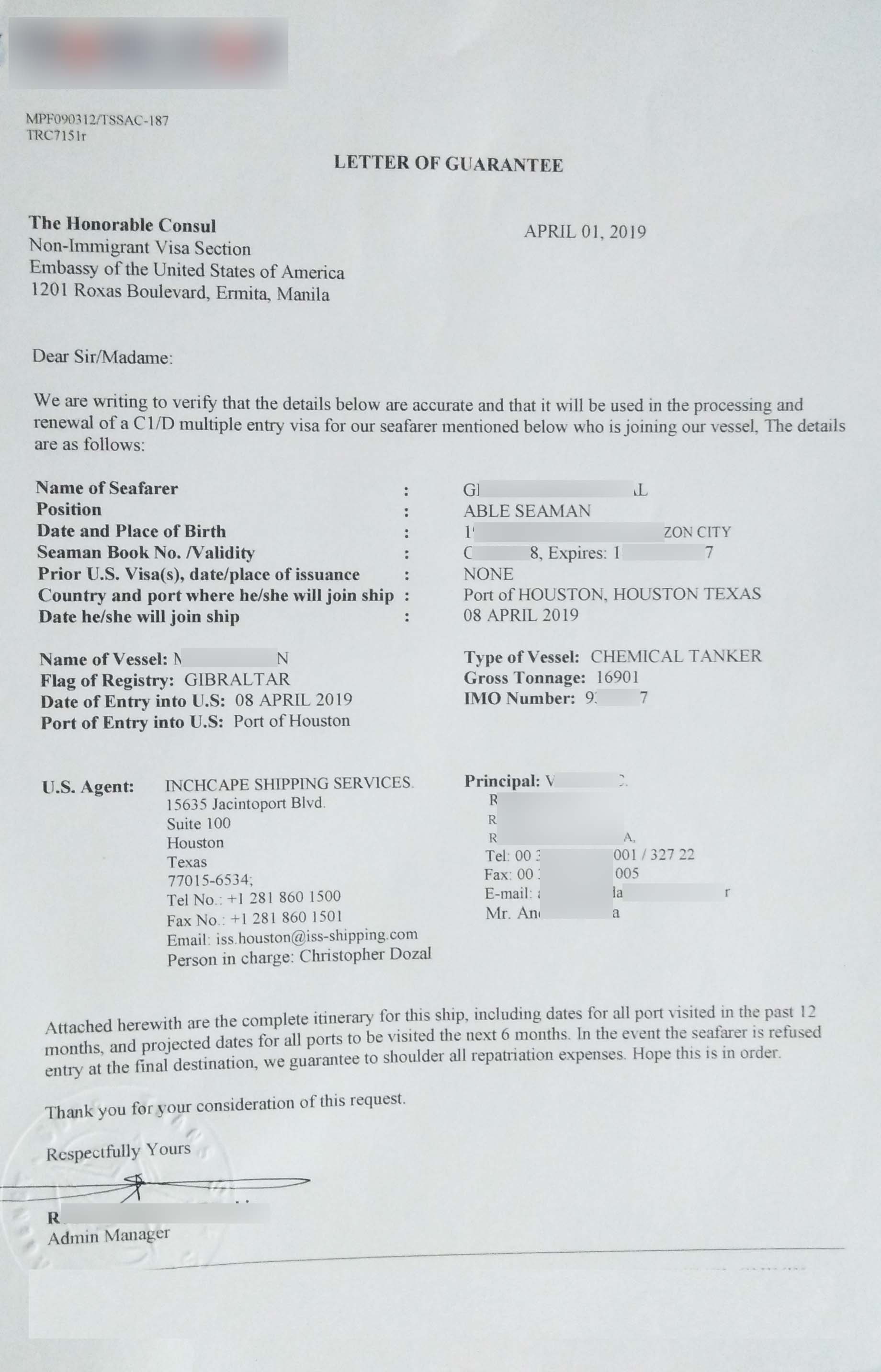 Us Visa For Seafarers Application And Renewal Guide