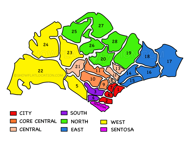 Singapore District Map A Comprehensive Guide